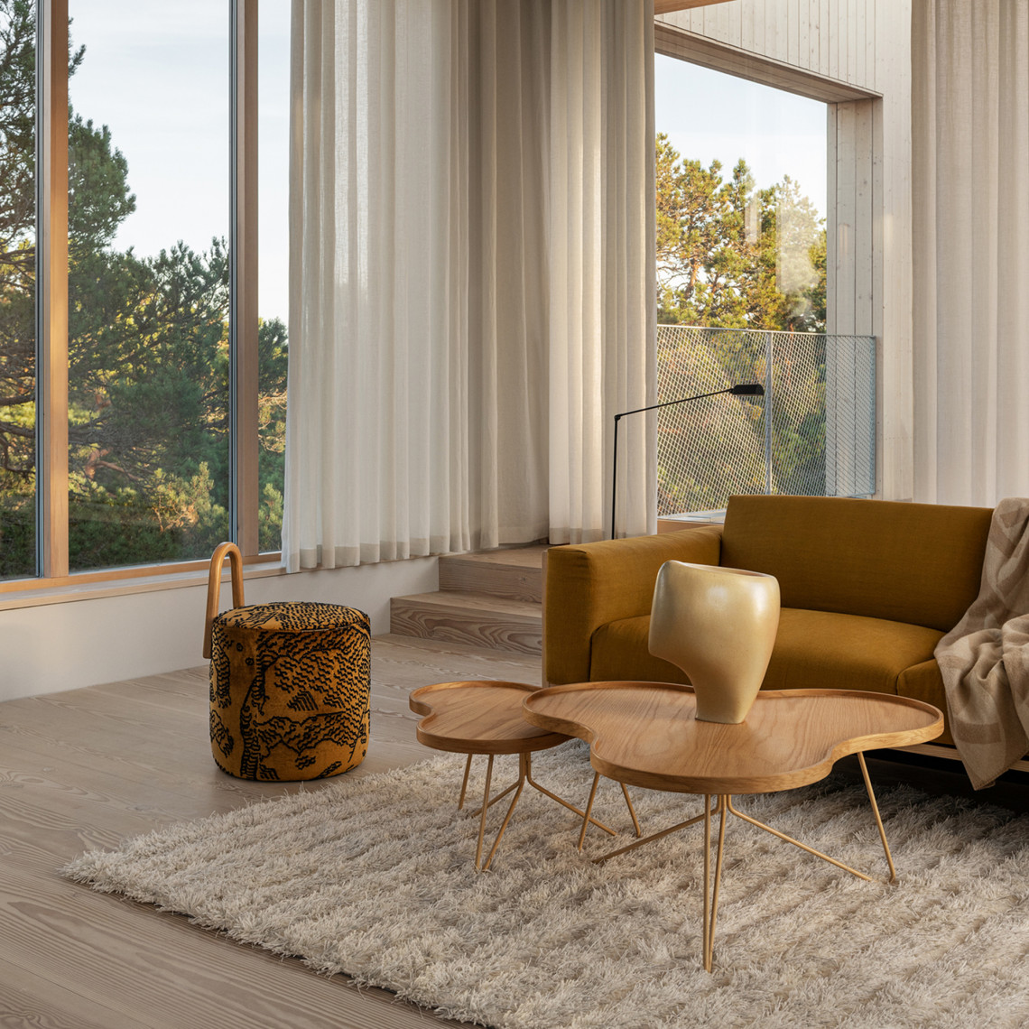 Soffbord Flower Mono