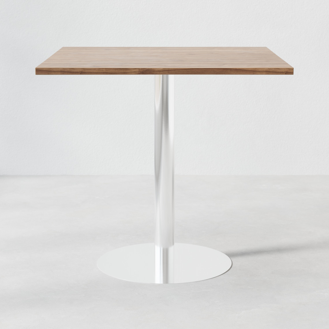 Cafébord Kvadrat - Runt pelarstativ