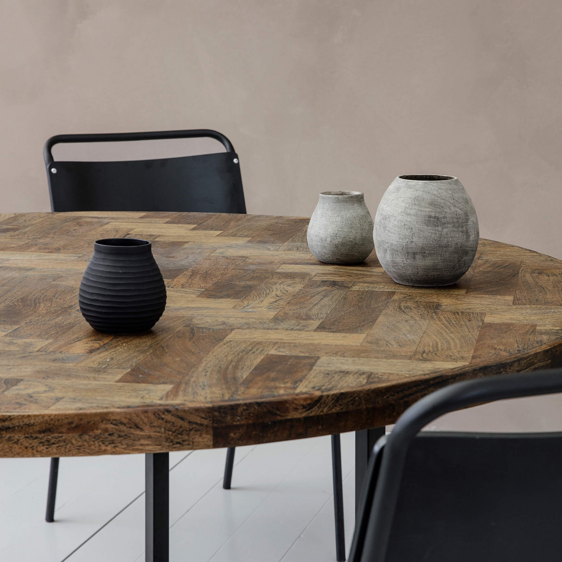 Matbord Kant - Rund bordsskiva